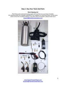 Homemade Flamethrower Plans Tutorial